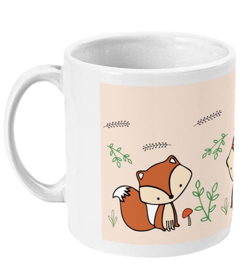 Editable FOXY Printable Download for Mugs AI, PNG Dye Sublimation,fox ...