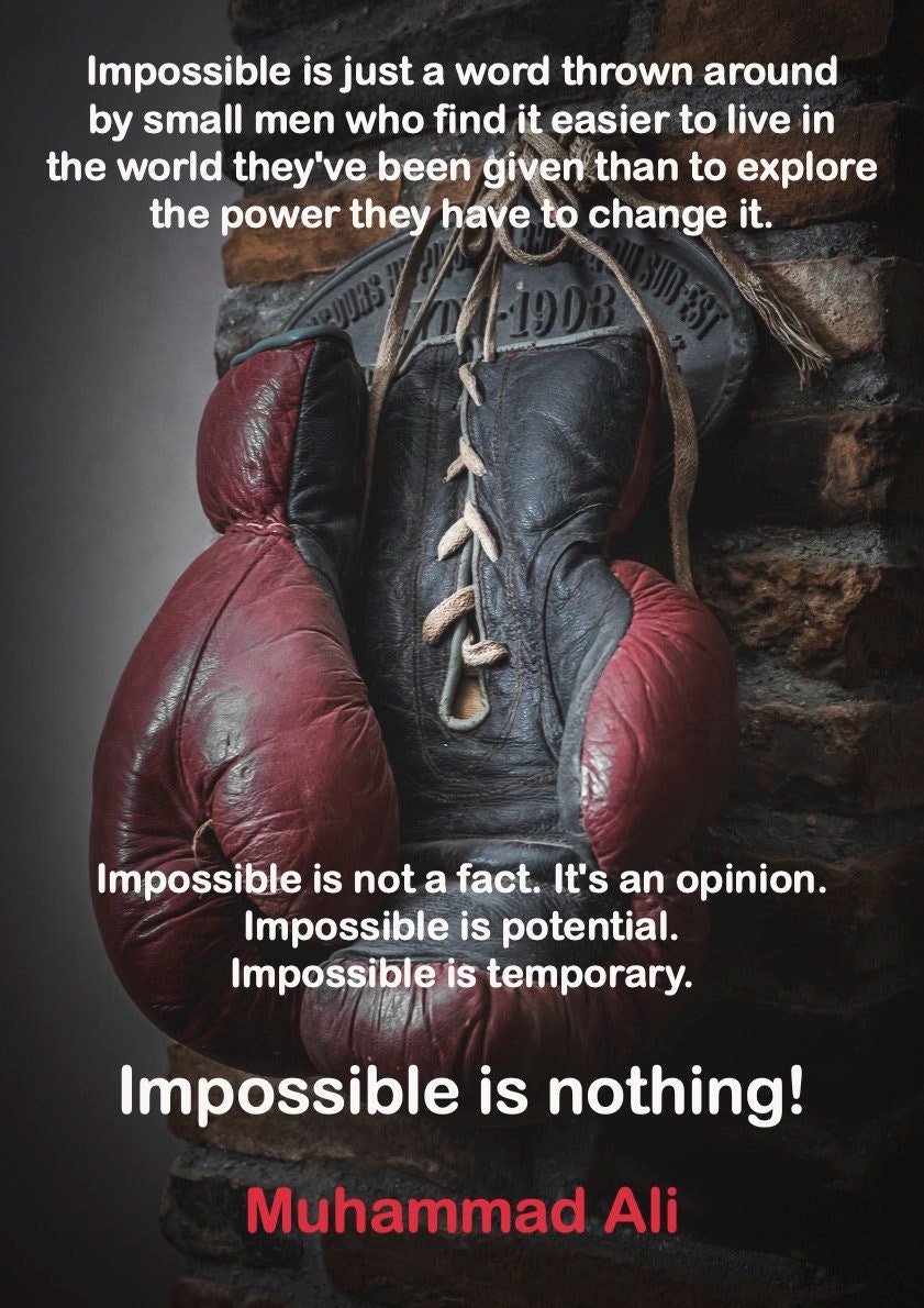 Muhammad Ali Quotes Impossible