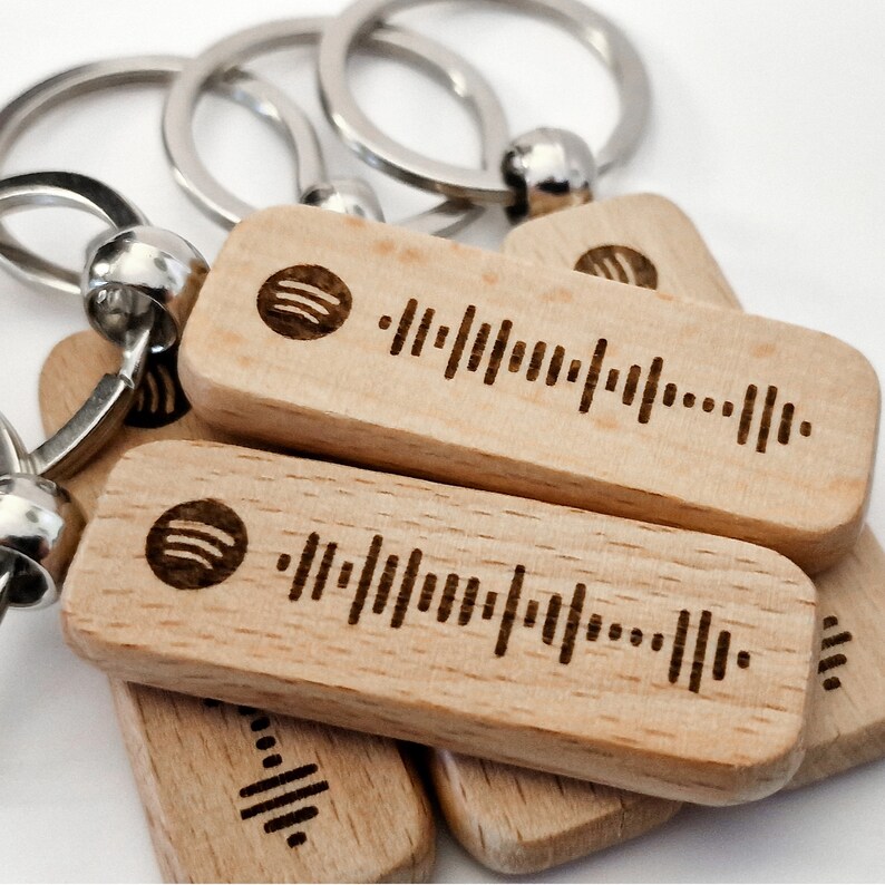 The Weeknd Spotify Code Keyring, Laser Engraved - Etsy