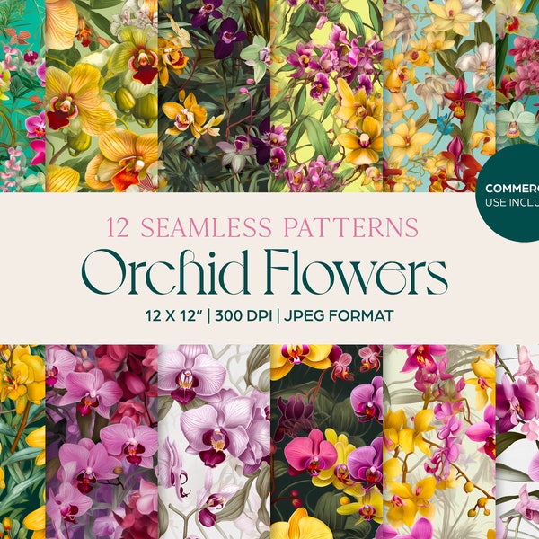 Orchid Pattern - Etsy