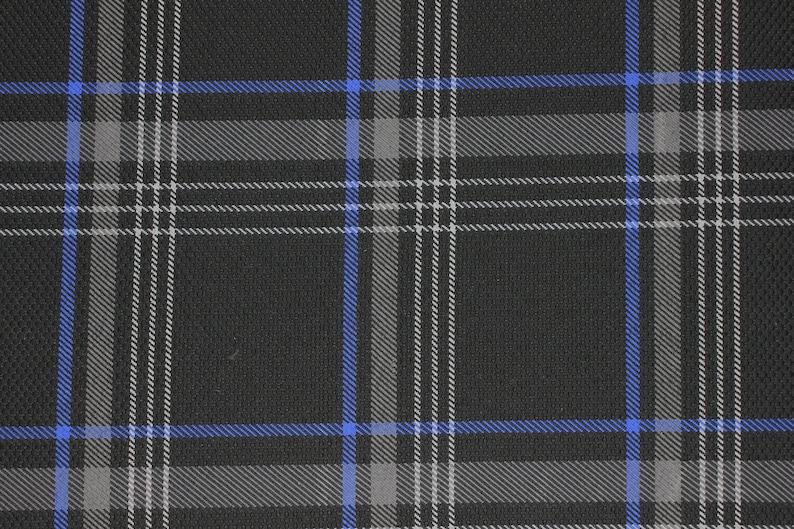 Plaid Car Upholstery Fabric VW Golf GTI MK7 3mm Foam - Etsy