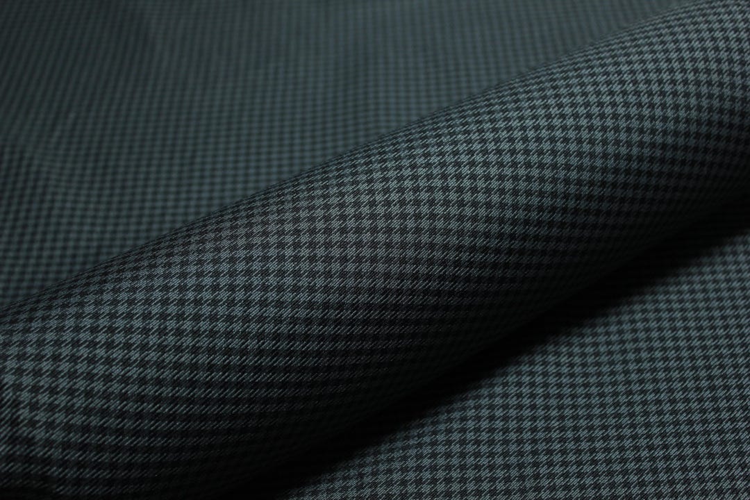 Pepita Houndstooth Car Seat Upholstery Fabric Porsche - Gray Black Seat ...