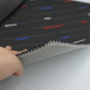 BMW M Rain Premium Car Upholstery Fabric - E30 E36 E34 E28 E21 M5- 4mm ...