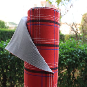 Plaid Car Upholstery Fabric - VW Golf GTI MK7- 3mm Foam - 59" - 150CM ...