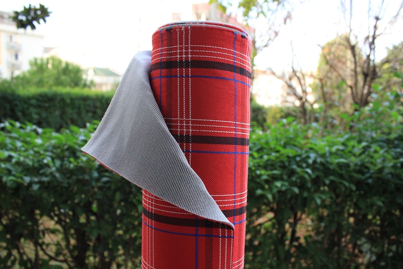 Plaid Car Upholstery Fabric - VW Golf GTI MK7- 3mm Foam - 59" - 150CM ...