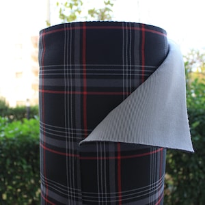 Plaid Car Upholstery Fabric - VW Golf GTI MK7- 3mm Foam - 59" - 150CM ...