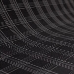 Gray Plaid Car Upholstery Fabric - VW Golf GTI MK7- 3mm Comfort Foam ...