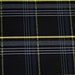 GTI Yellow Plaid Car Upholstery Fabric - VW Golf MK7- 3.5mm Comfort ...