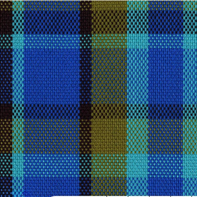 VW Westfalia Plaid Fabric Foam Backed T2 Bay 1968-79 Camper Upholstery ...