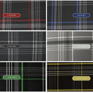 GTI Yellow Plaid Car Upholstery Fabric - VW Golf MK7- 3.5mm Comfort ...