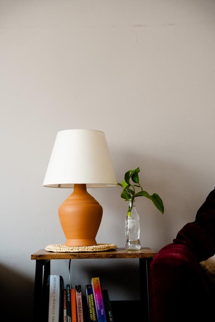 Terracotta Lamp - Etsy