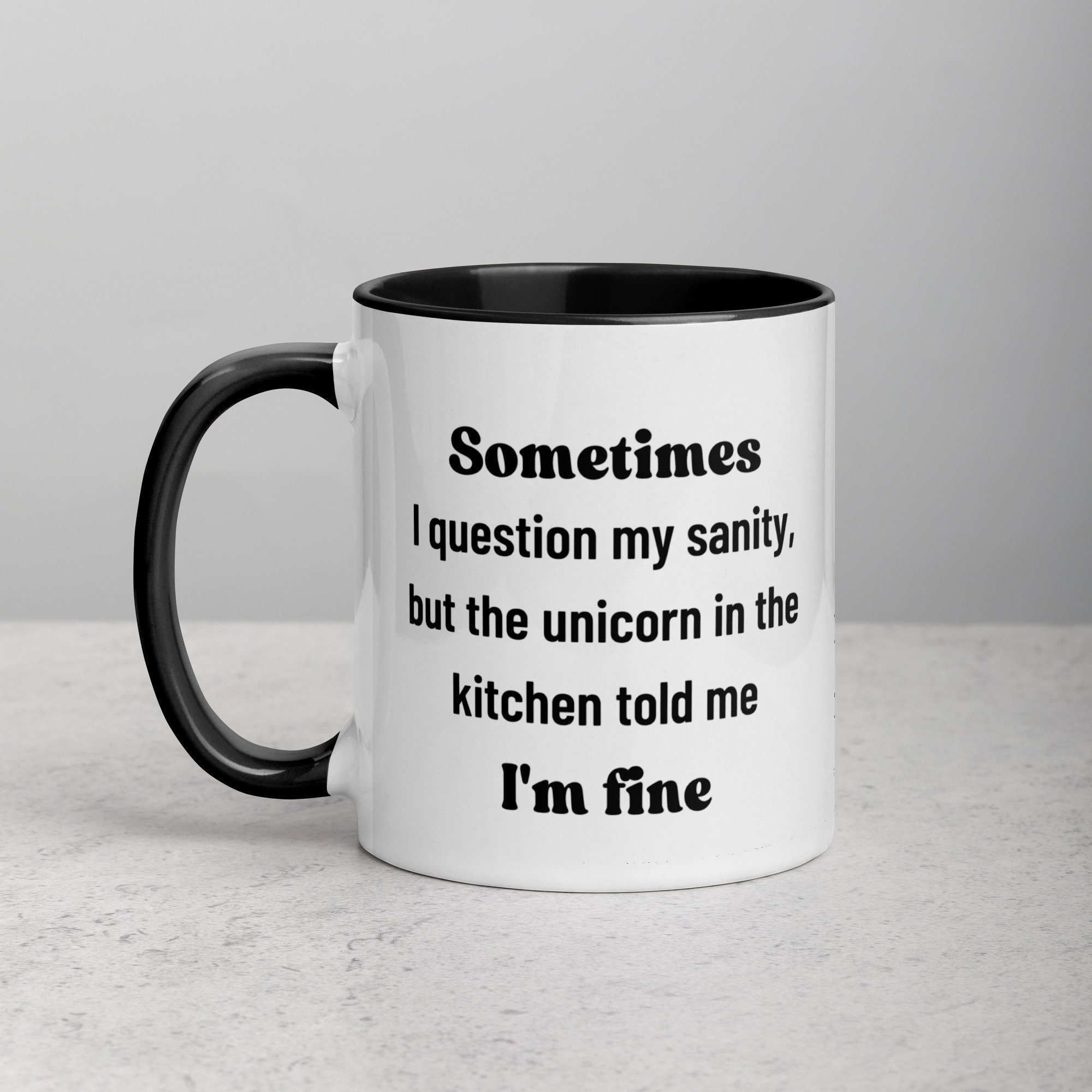 Mugs, Custom Gifts, I Am Fine Fun Coffee Mug, Tea Mug, Home and Living ...