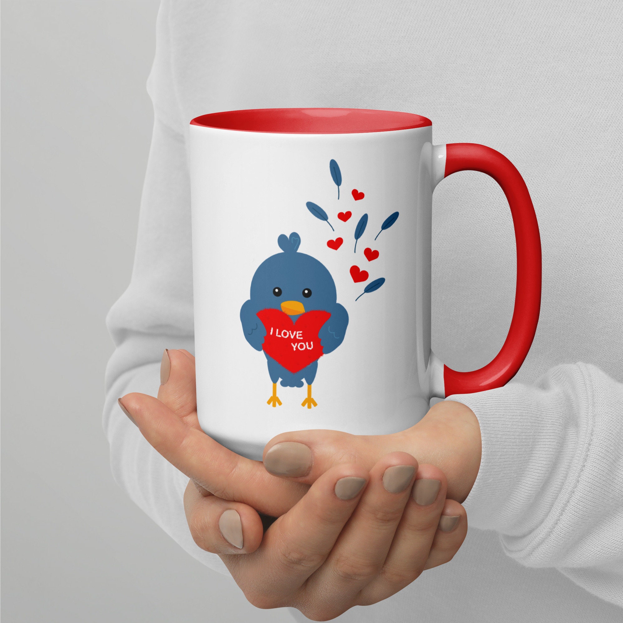 Mugs, Custom Gifts, I Love U Valentine's Mug, Coffee Mug, Custom Design ...