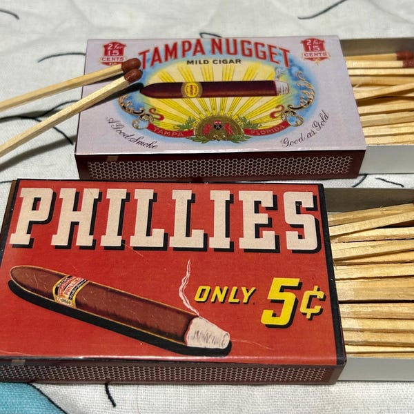 Custom Cigar Matches - Etsy