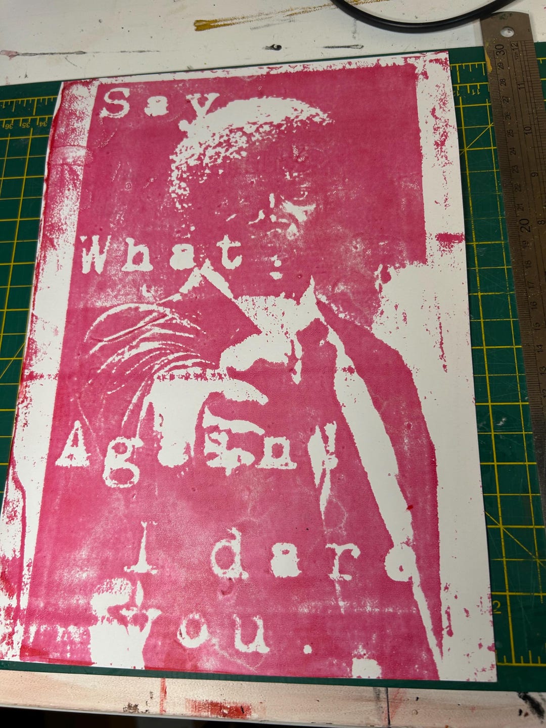 Pulp Fiction Say What Again? Art Print – Handmade Pop Culture Wall Art ...