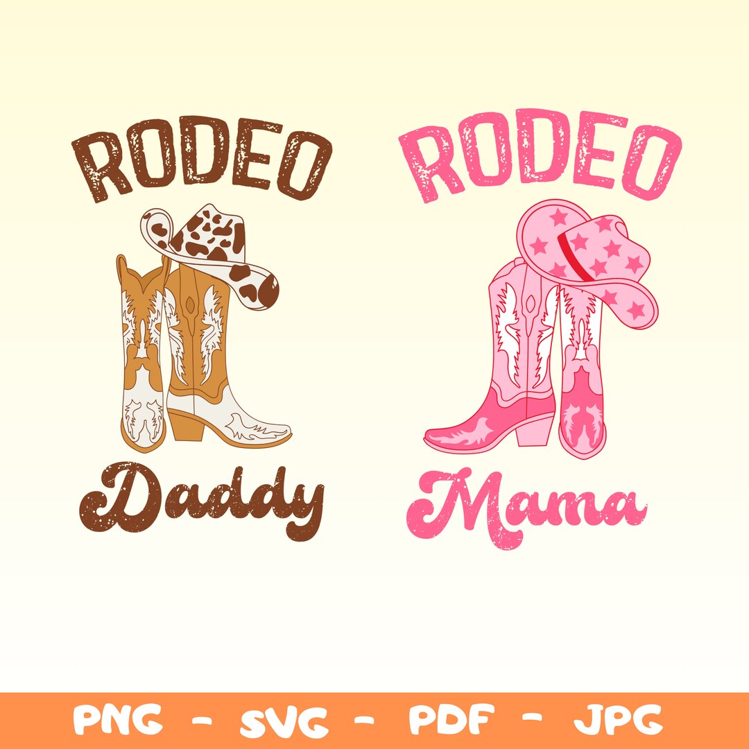 Rodeo Mama Svg Rodeo Daddy Svg Western Matching Svg Western Mama Svg ...