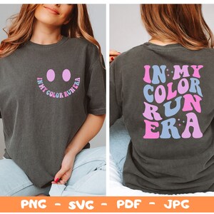 In My Color Run Era Svg, Fun Run T-shirt Designs, School Fundraiser Svg ...
