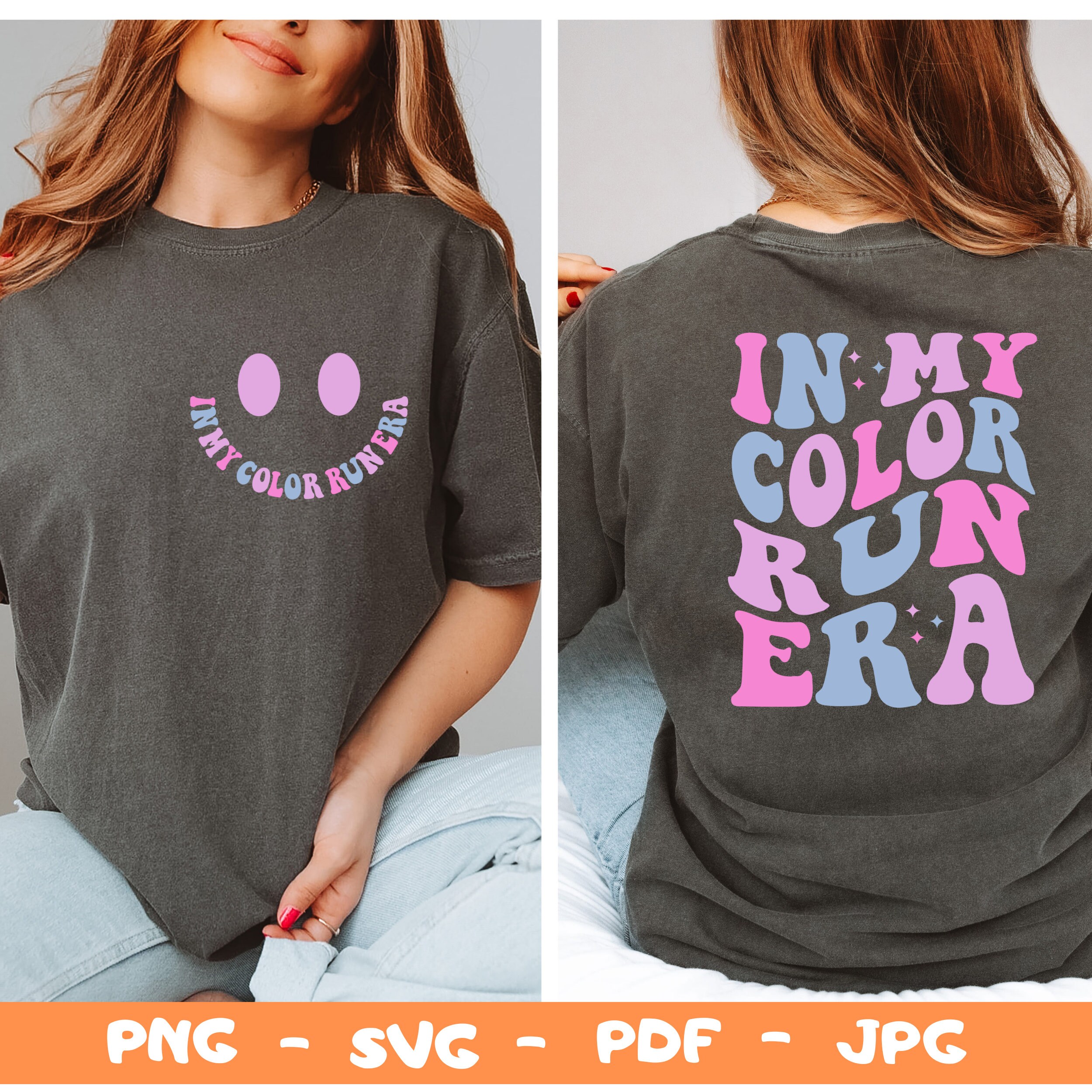 In My Color Run Era Svg, Fun Run T-shirt Designs, School Fundraiser Svg ...