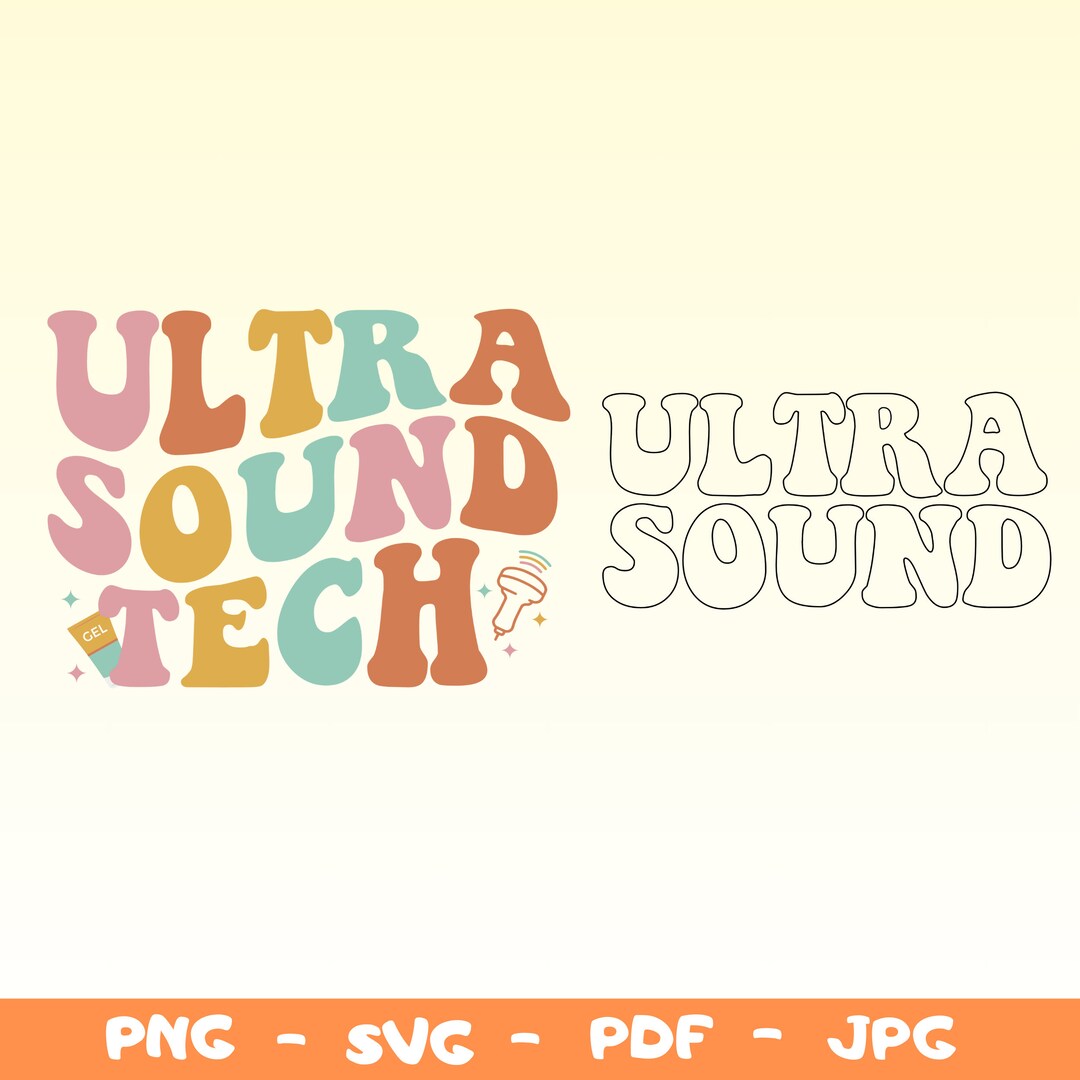 Ultra Sound Tech Svg,sonography Png,ultrasound Technologist Svg,cardiac ...