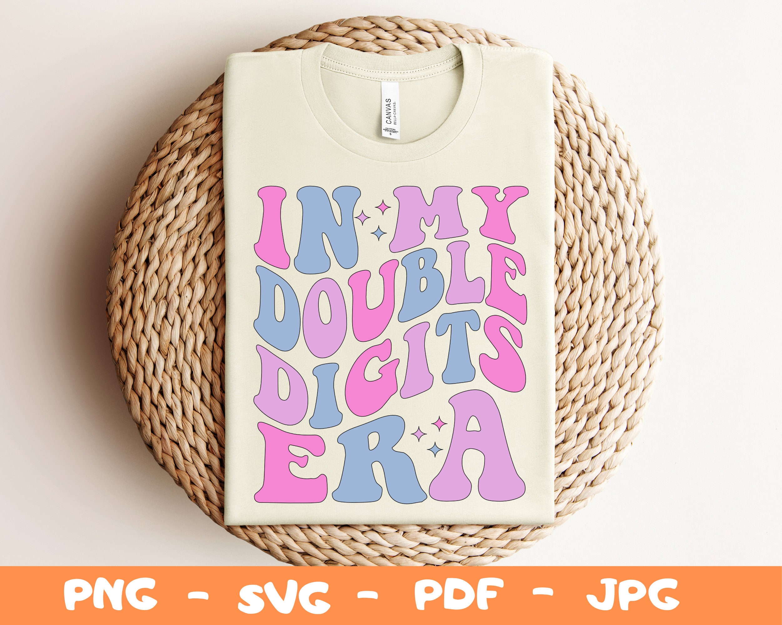 Double Digits Era 10th Birthday SVG PNG (digital Download) - Etsy