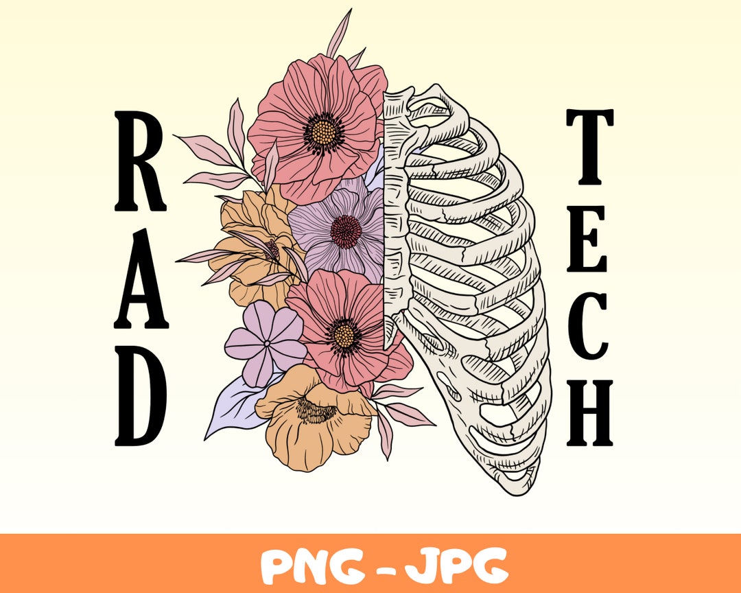 Flower Radiology Svg,retro Radiology Png,rad Tech Svg,retro Xray ...