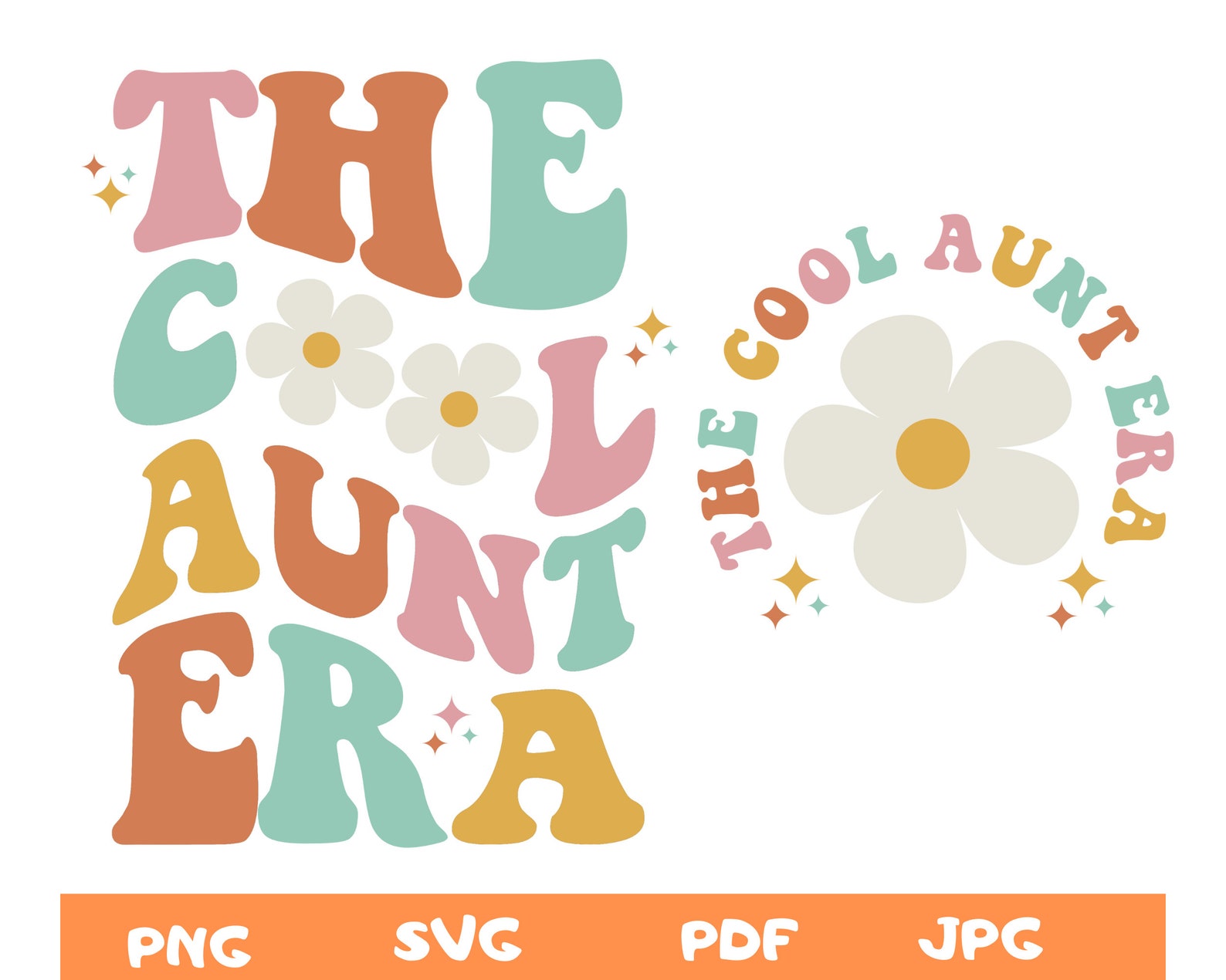 The Cool Aunt Era Shirt Svg,gift for Auntie,aunt Sweatshirt Svg,sister ...