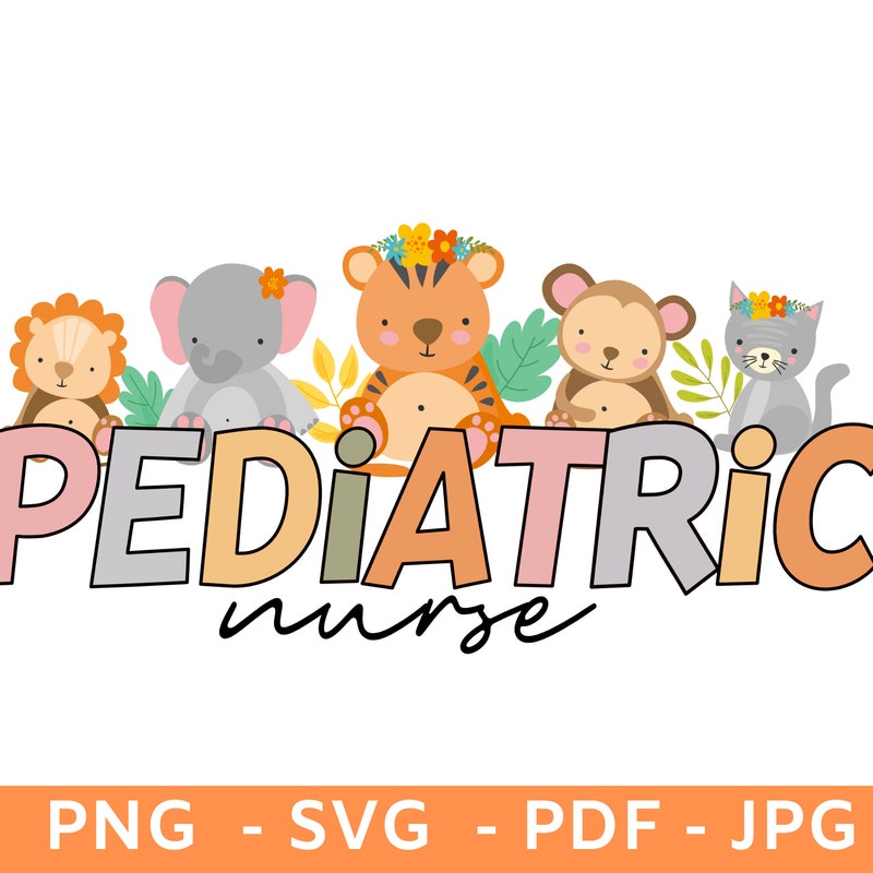 Pediatric Nurse Svg - Etsy