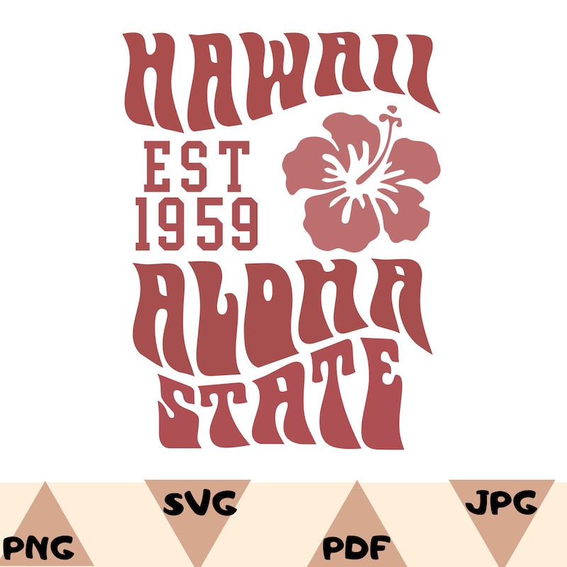 Hawaiian Svg File - Etsy