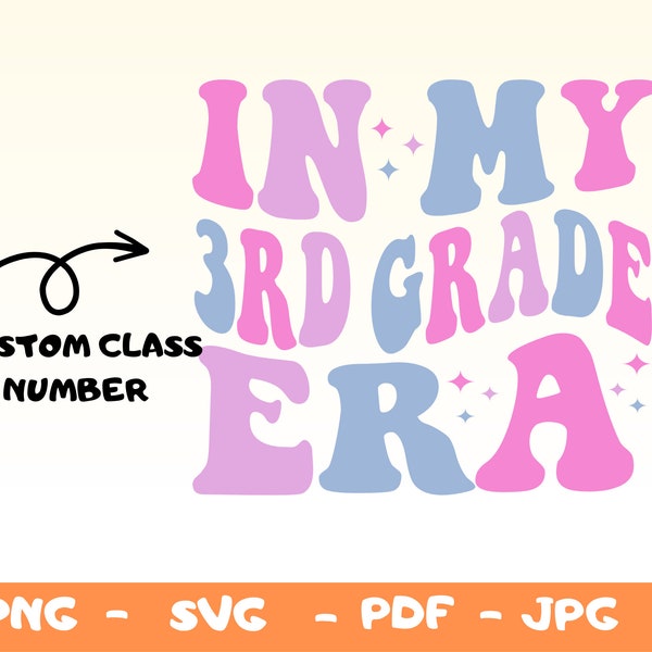 In My 3rd Grade Era Svg - Etsy UK