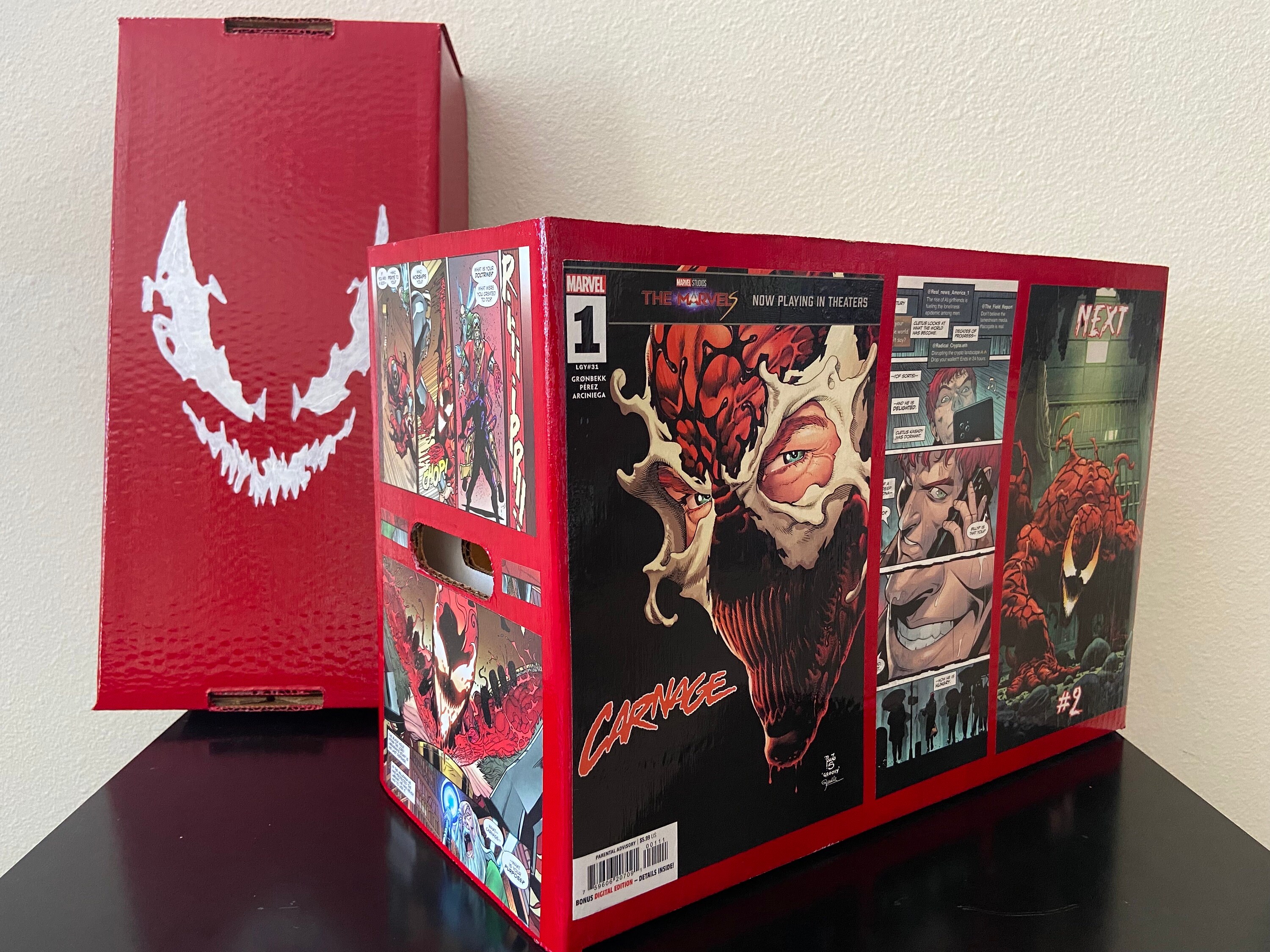 Carnage Custom Comic Box - Etsy