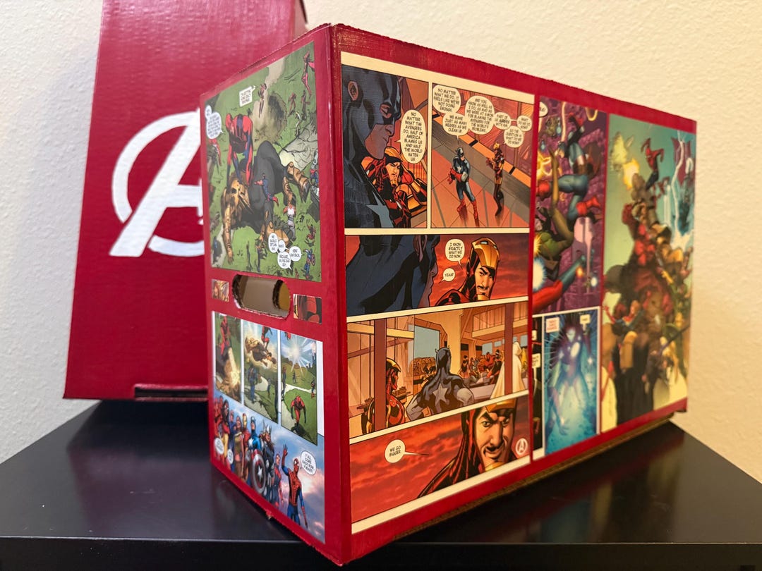 Avengers Custom Comic Box - Etsy