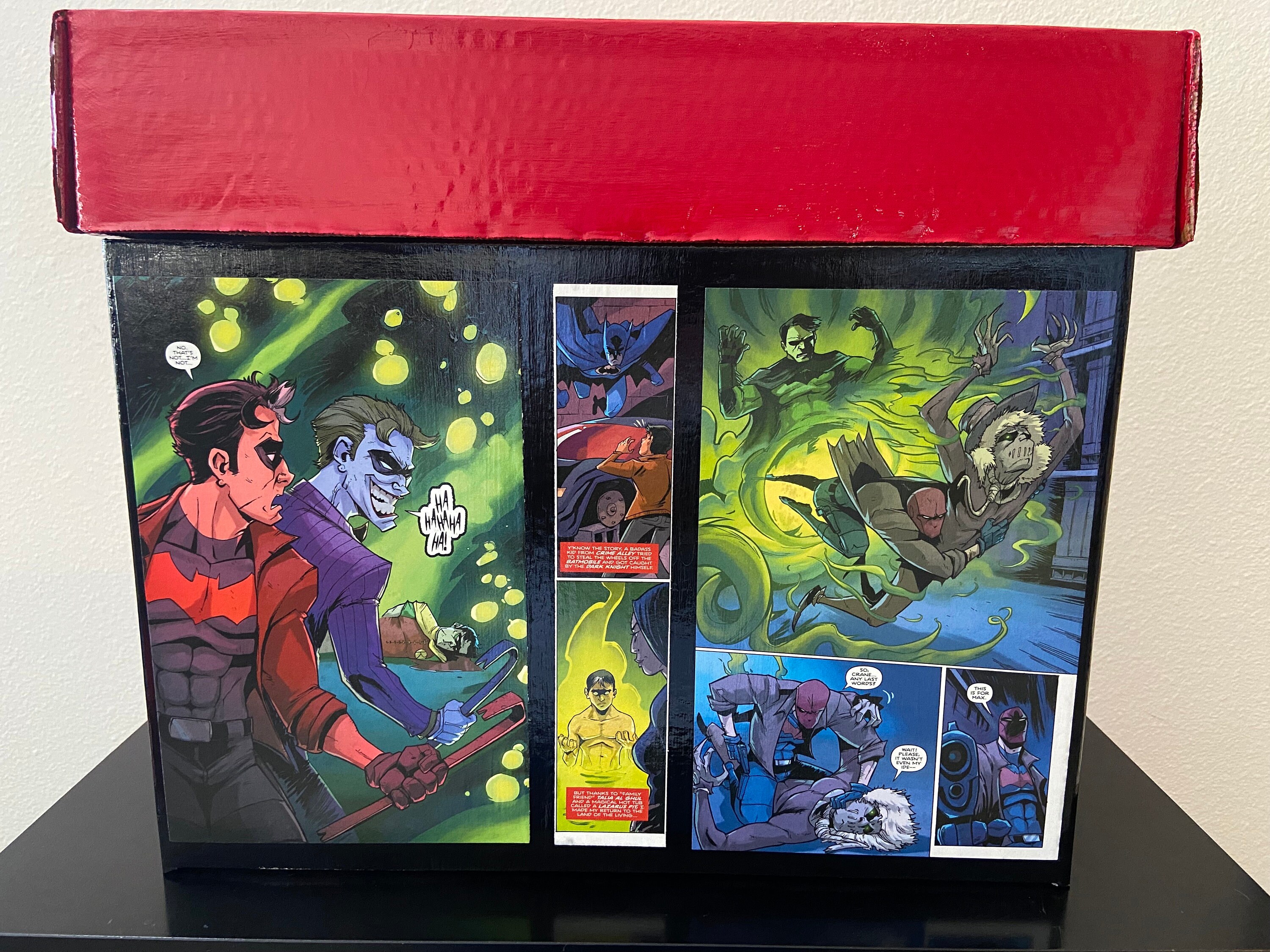 Red Hood Custom Comic Box - Etsy