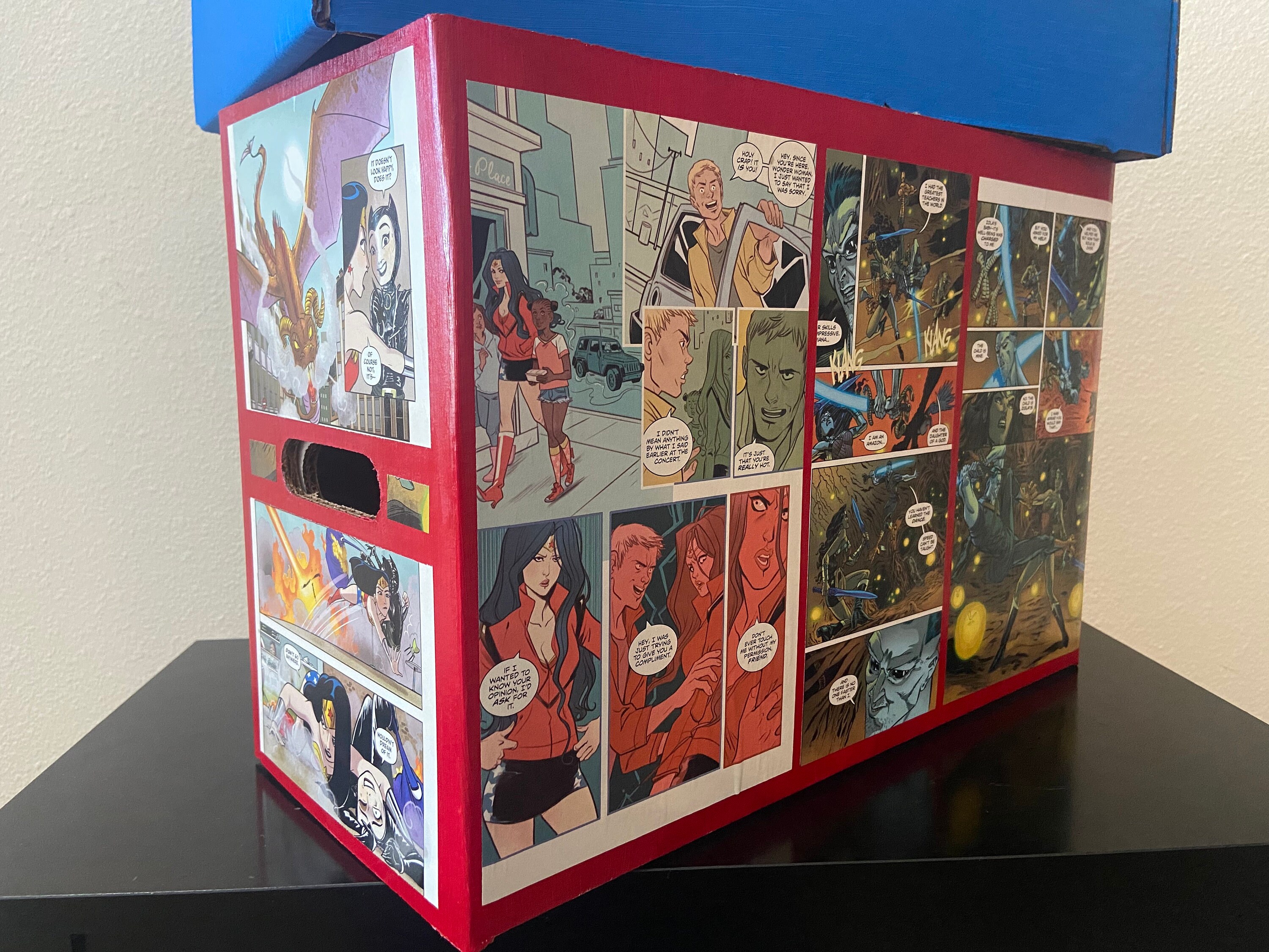 Wonder Woman Custom Comic Box - Etsy