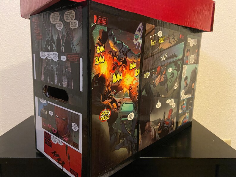 Red Hood Custom Comic Box - Etsy