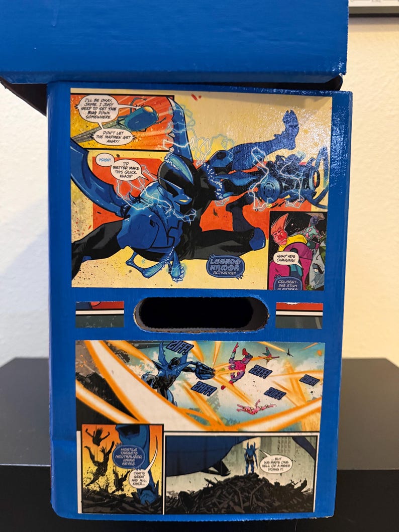 Blue Beetle Custom Comic Box - Etsy