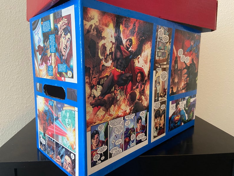 Superman Custom Comic Box - Etsy