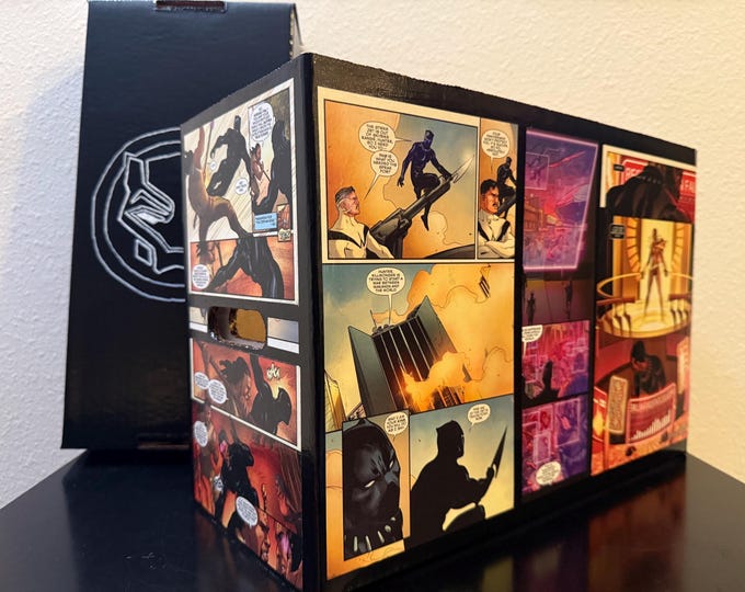 Black Panther Custom Comic Box - Etsy