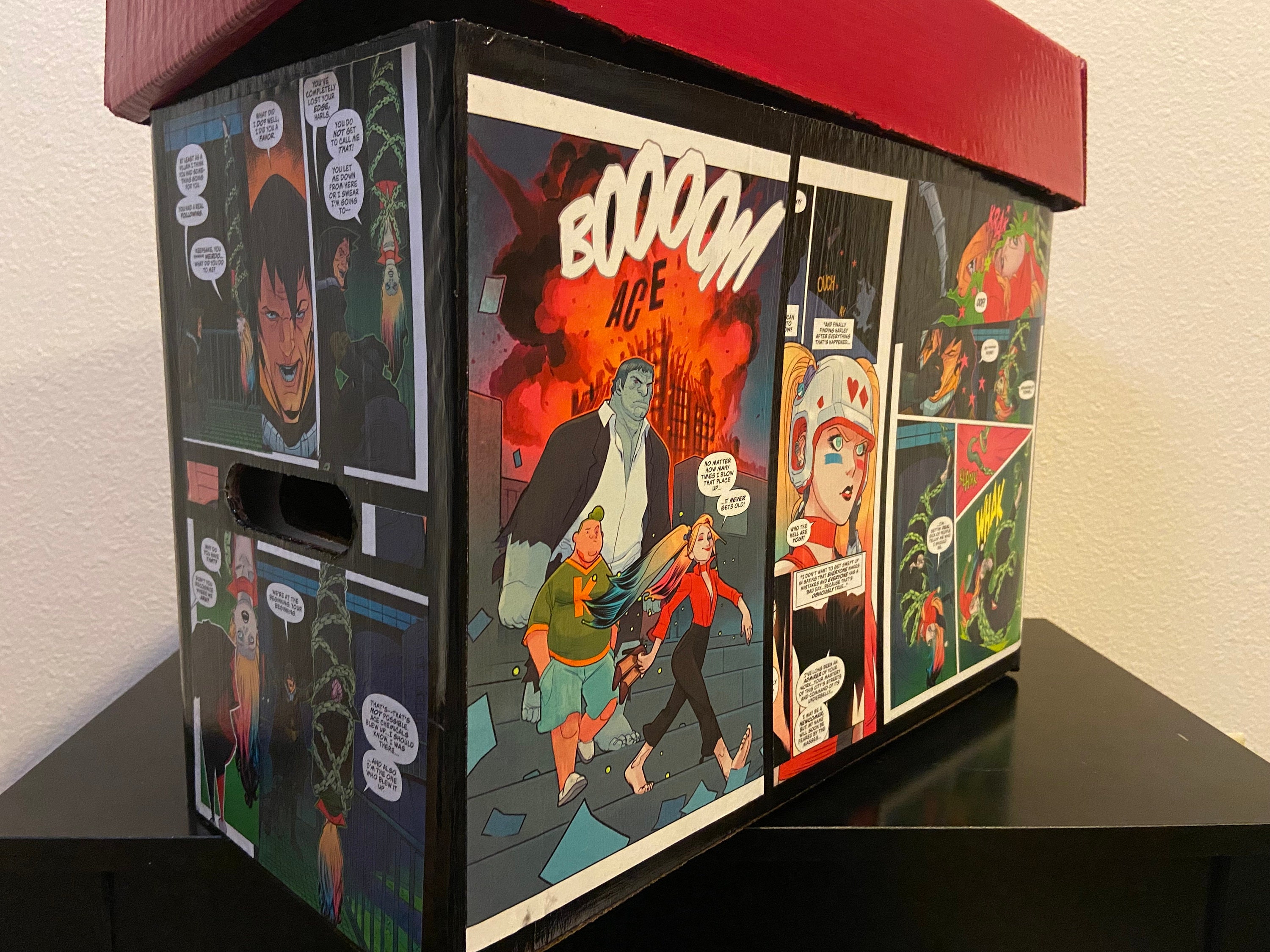 Harley Quinn Custom Comic Box - Etsy