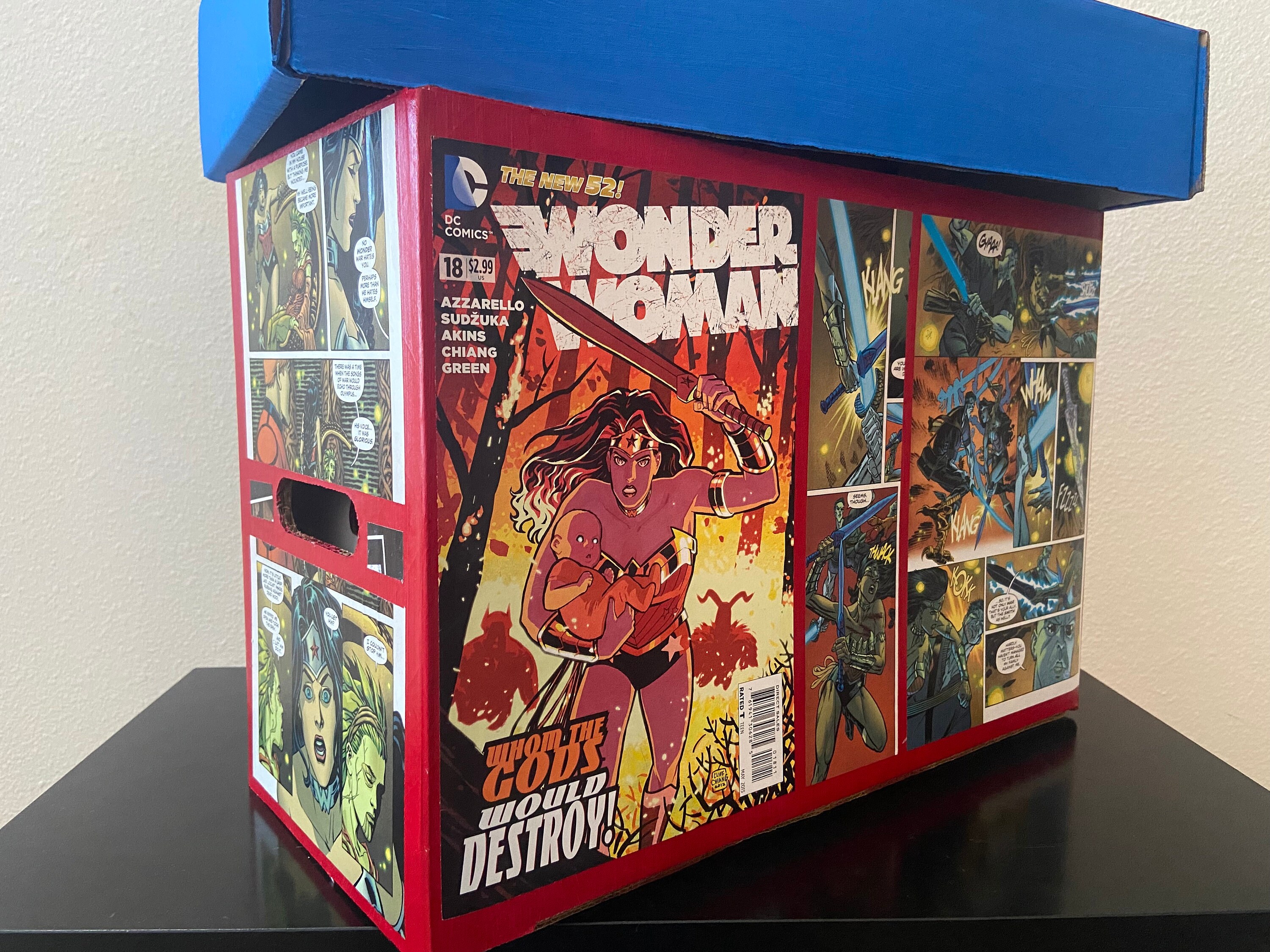 Wonder Woman Custom Comic Box - Etsy