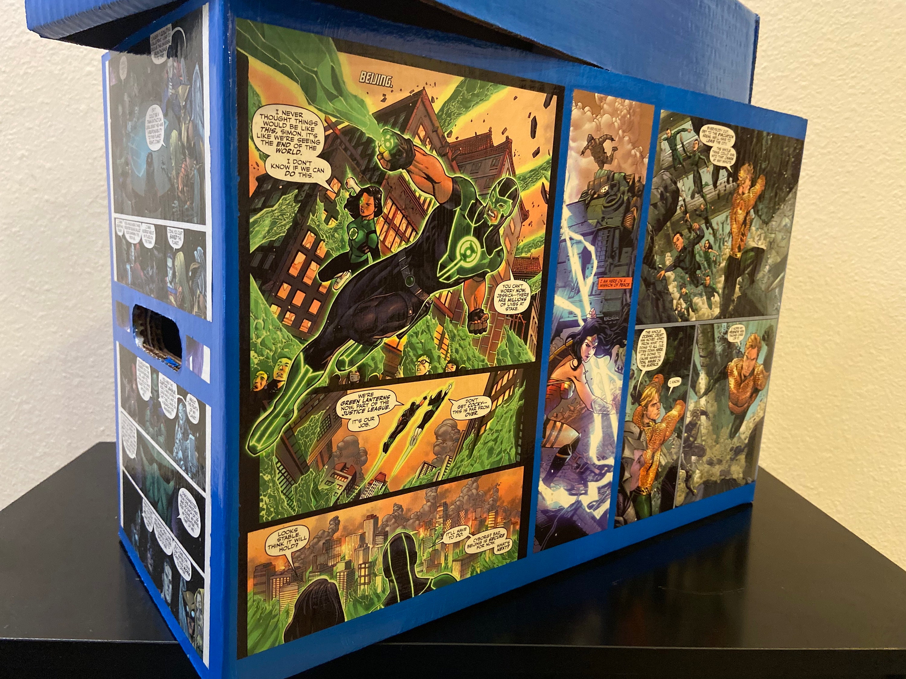 Justice League Custom Comic Box - Etsy