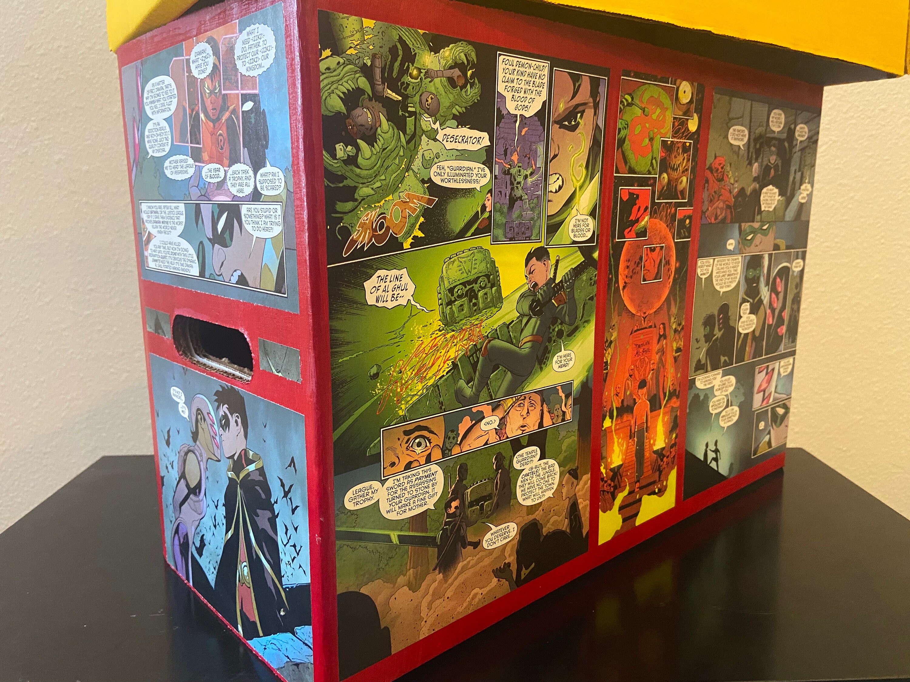 Robin Custom Comic Box - Etsy