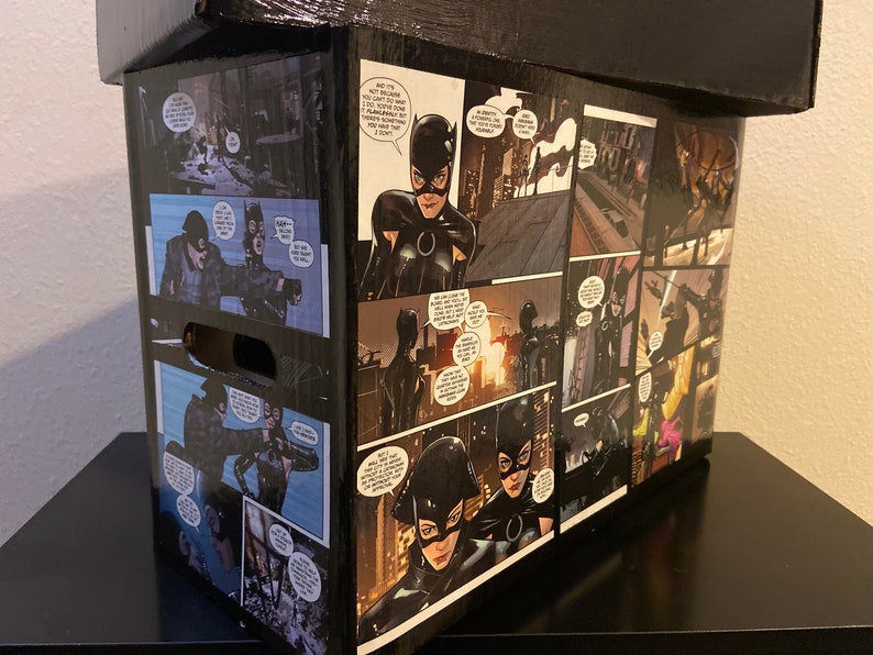 Catwoman Custom Comic Box - Etsy