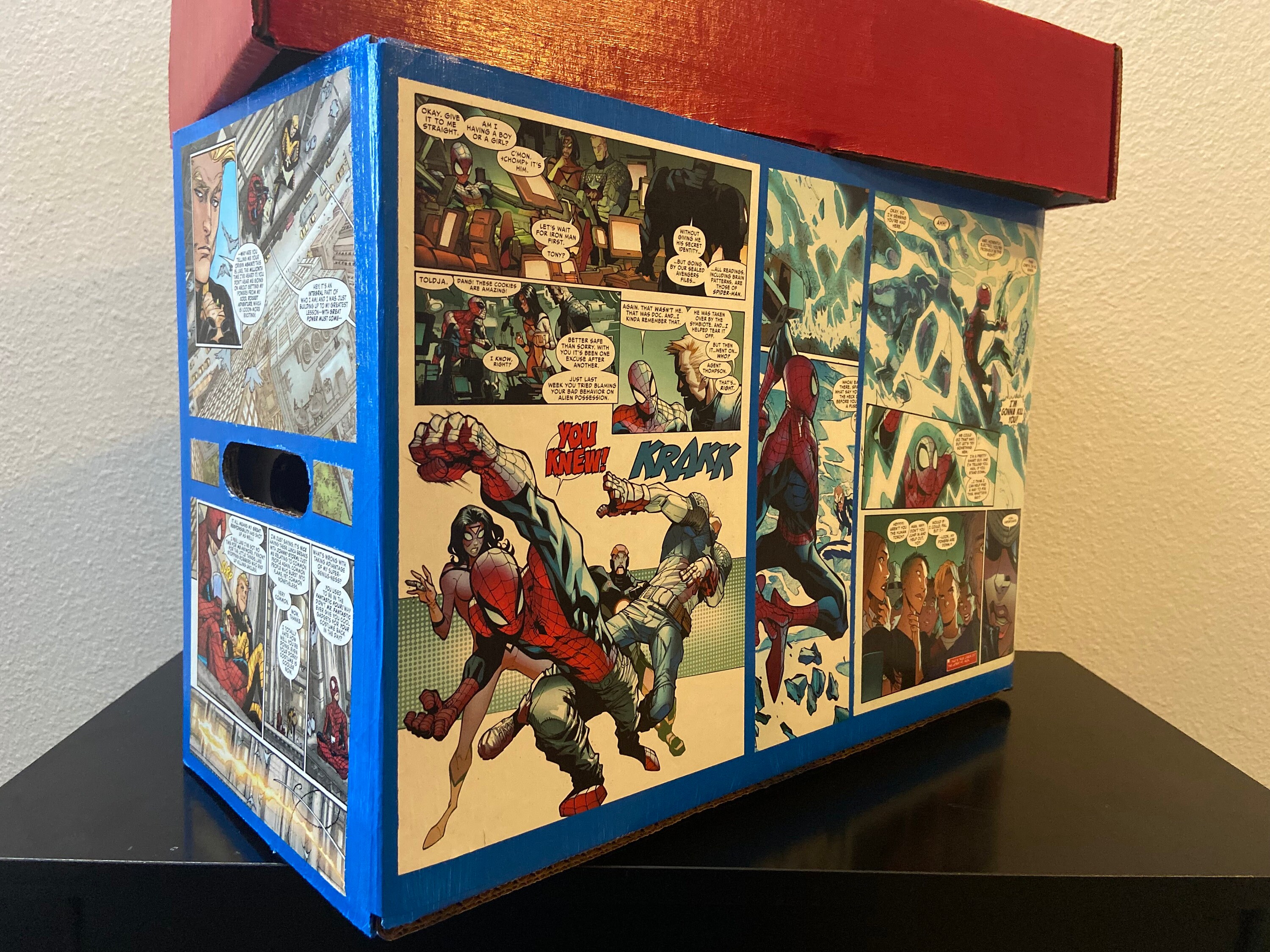 Spider-man Custom Comic Box - Etsy