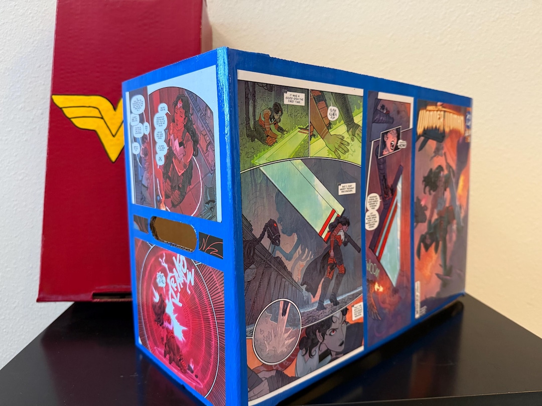 Wonder Woman Custom Comic Box - Etsy