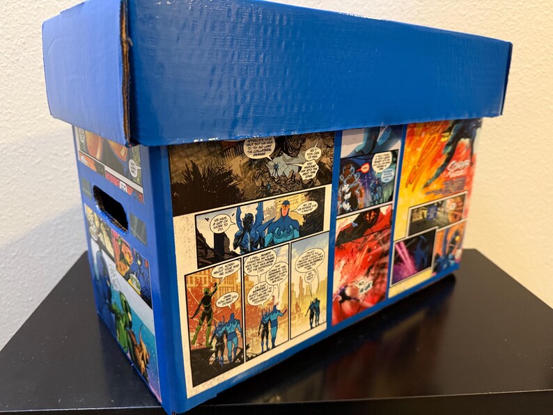 Blue Beetle Custom Comic Box - Etsy