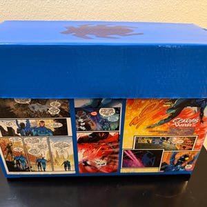 Blue Beetle Custom Comic Box - Etsy