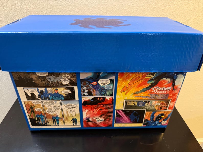 Blue Beetle Custom Comic Box - Etsy
