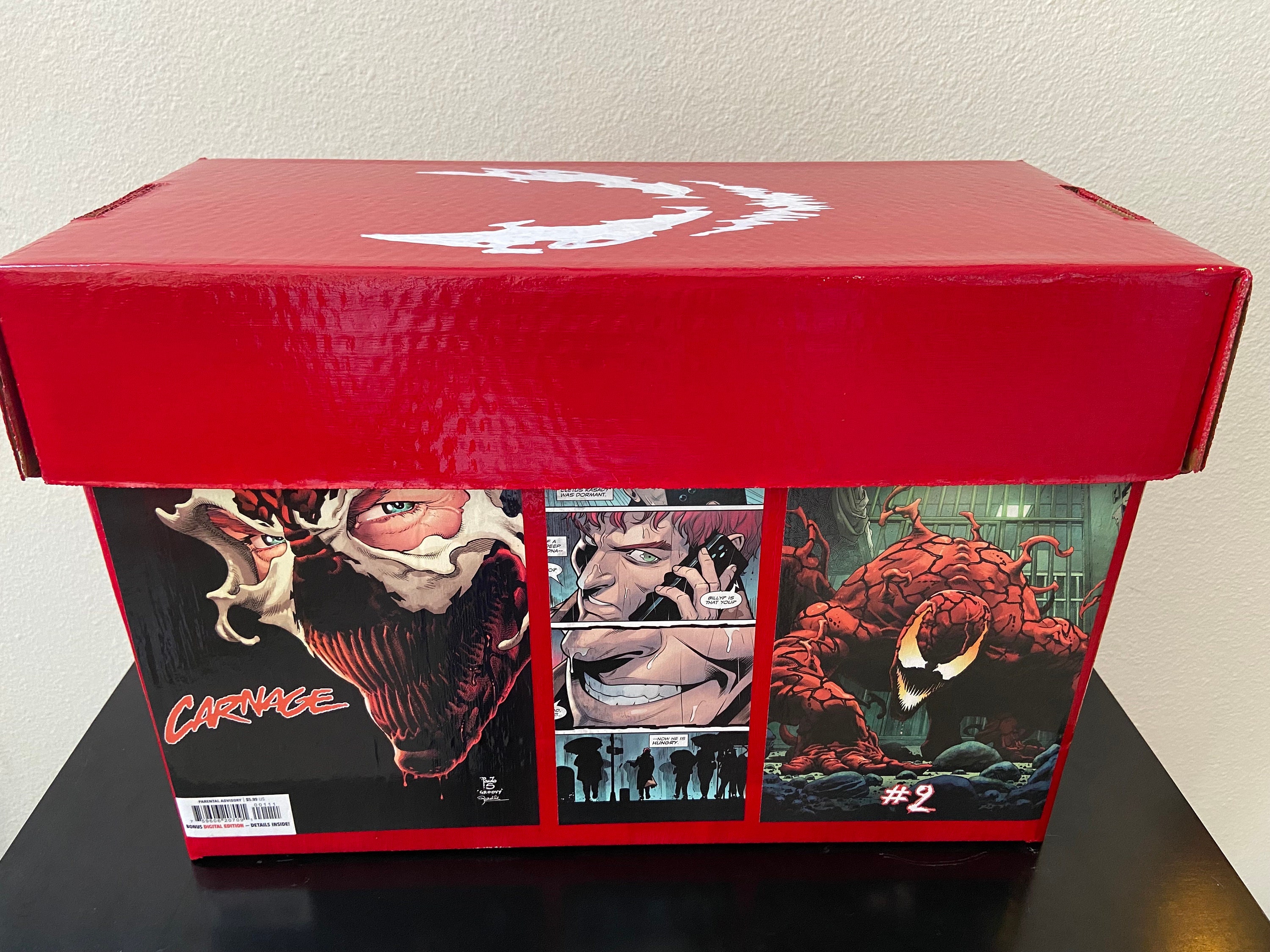 Carnage Custom Comic Box - Etsy