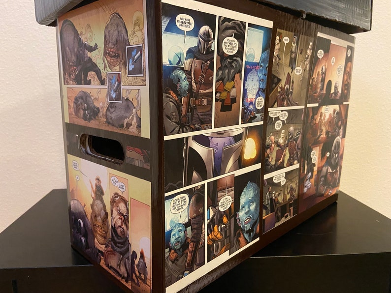 Mandalorian Custom Comic Box - Etsy