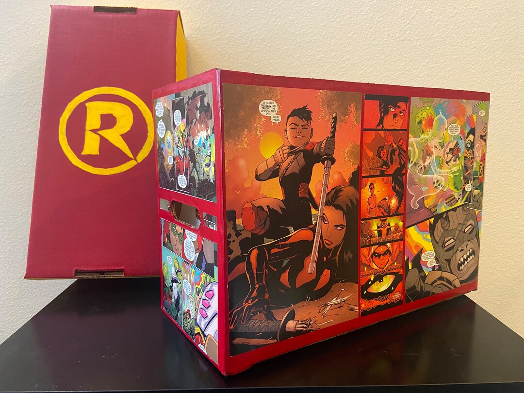 Robin Custom Comic Box - Etsy